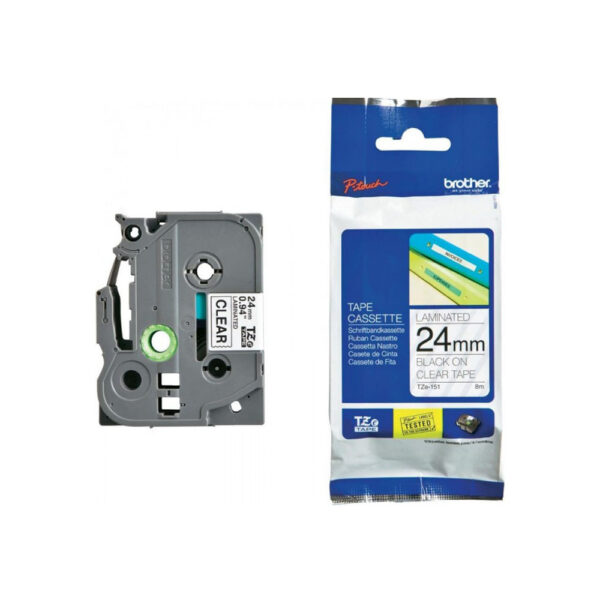 Giấy in nhãn Brother tiêu chuẩn TZe-151 24mm chính hãng